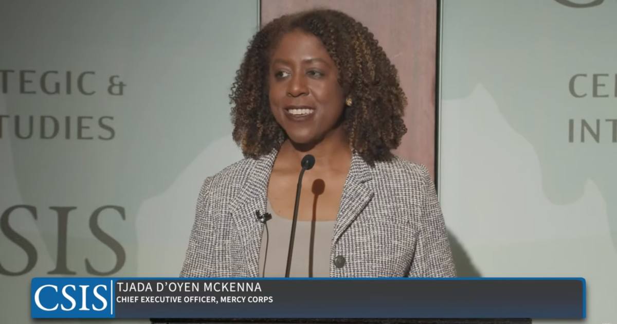 Mercy Corps CEO on the need to address “the vicious cycle of conflict ...